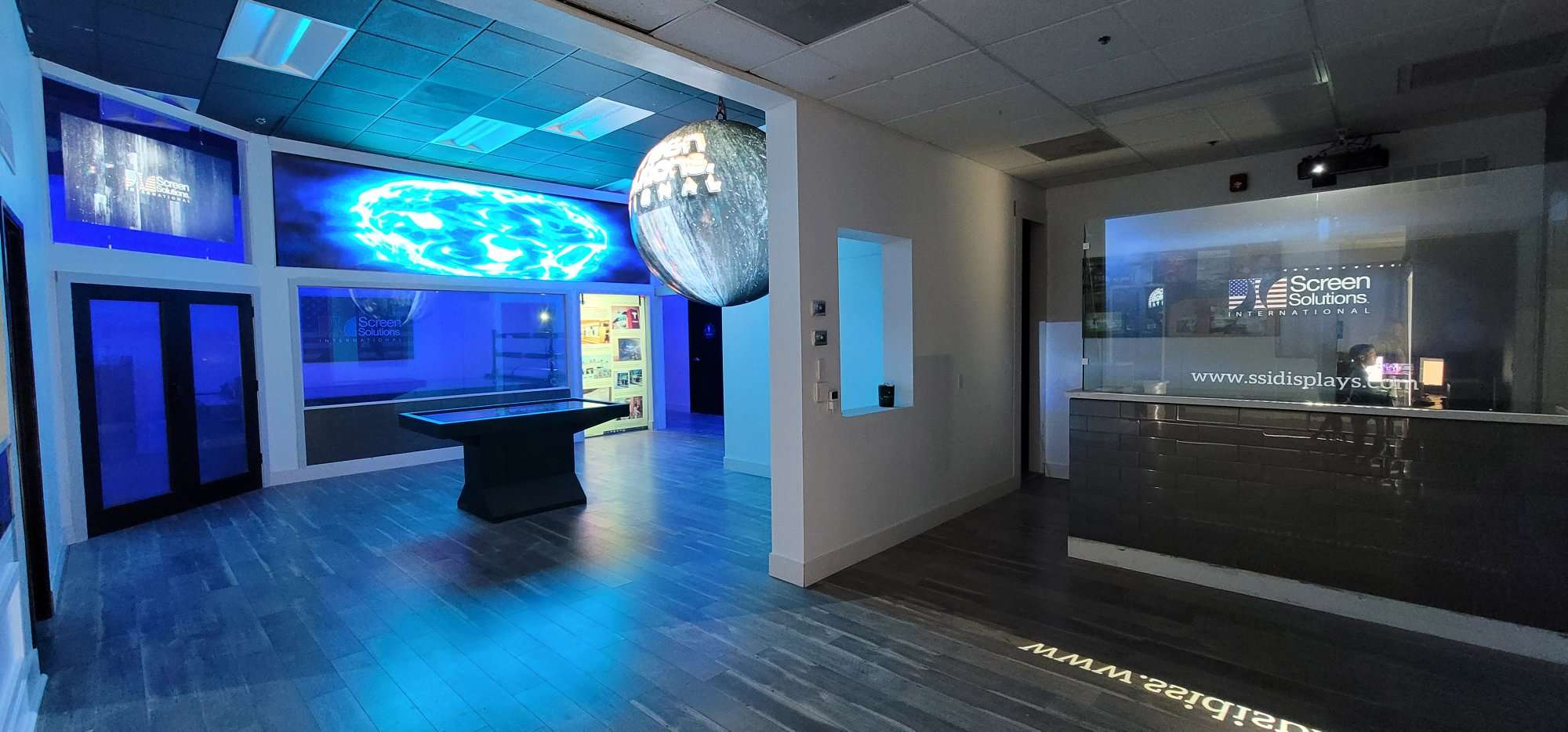 Contact Us - Screen Solutions International - Holographic - LED Spheres Walls Floors