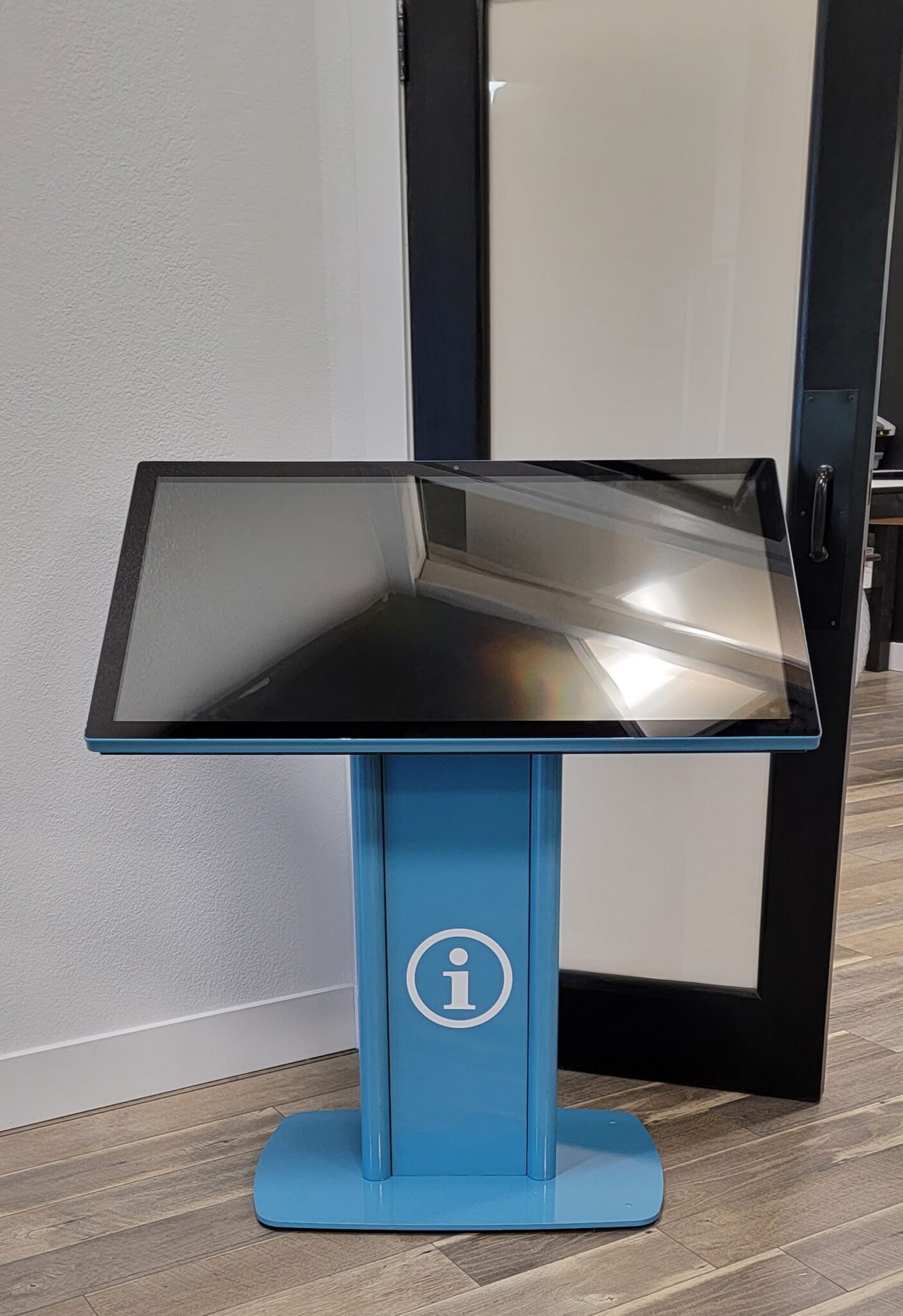 Tilted Touch Table Kiosk - Screen Solutions International - Holographic ...