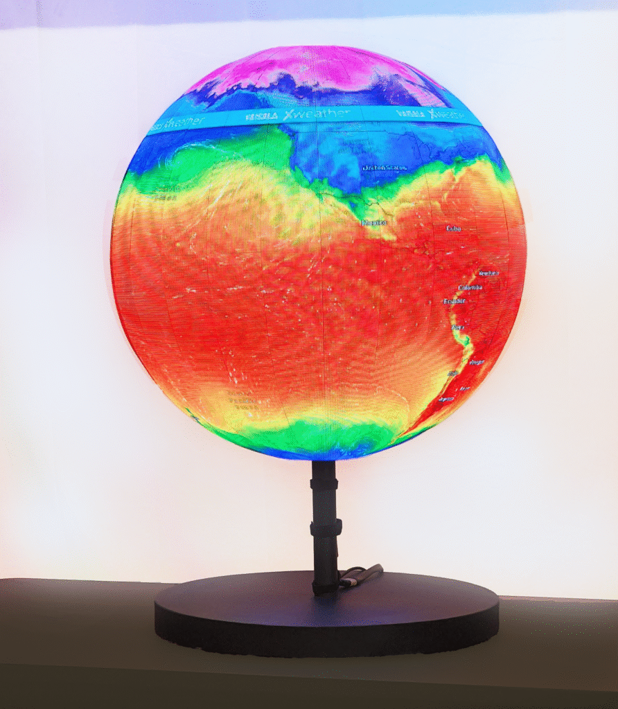 24-inch Digital Spheres - Holographic - LED Spheres Walls Floors - Screen Solutions International