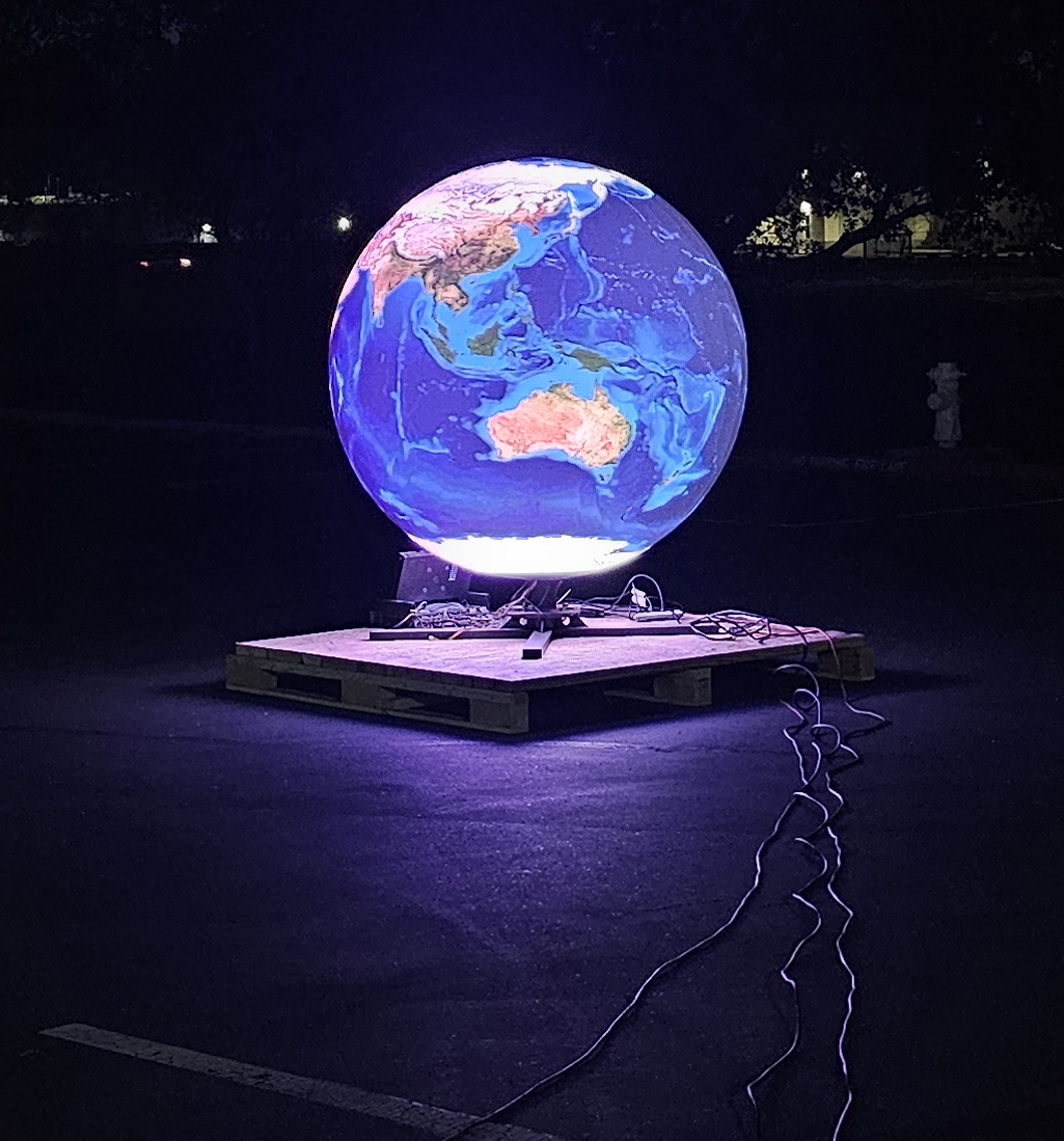 Outdoor Digital Spheres - Screen Solutions International - Holographic - LED Spheres Walls Floors