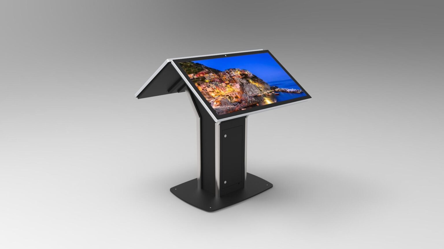 Dual-Sided Landscape Kiosk - Screen Solutions International ...