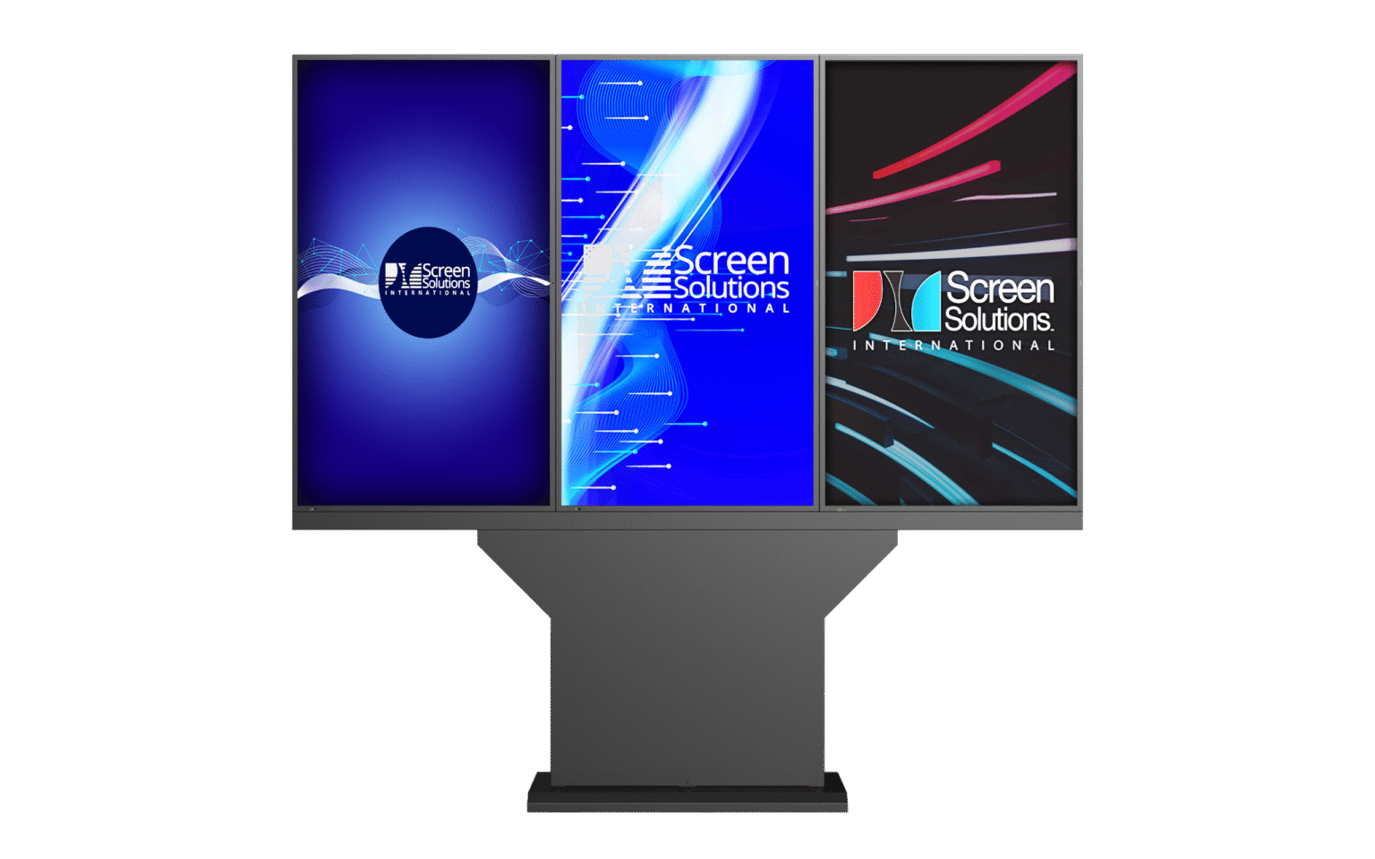 Triple-Screen Outdoor Highbright Display – Floor-Standing - Screen ...