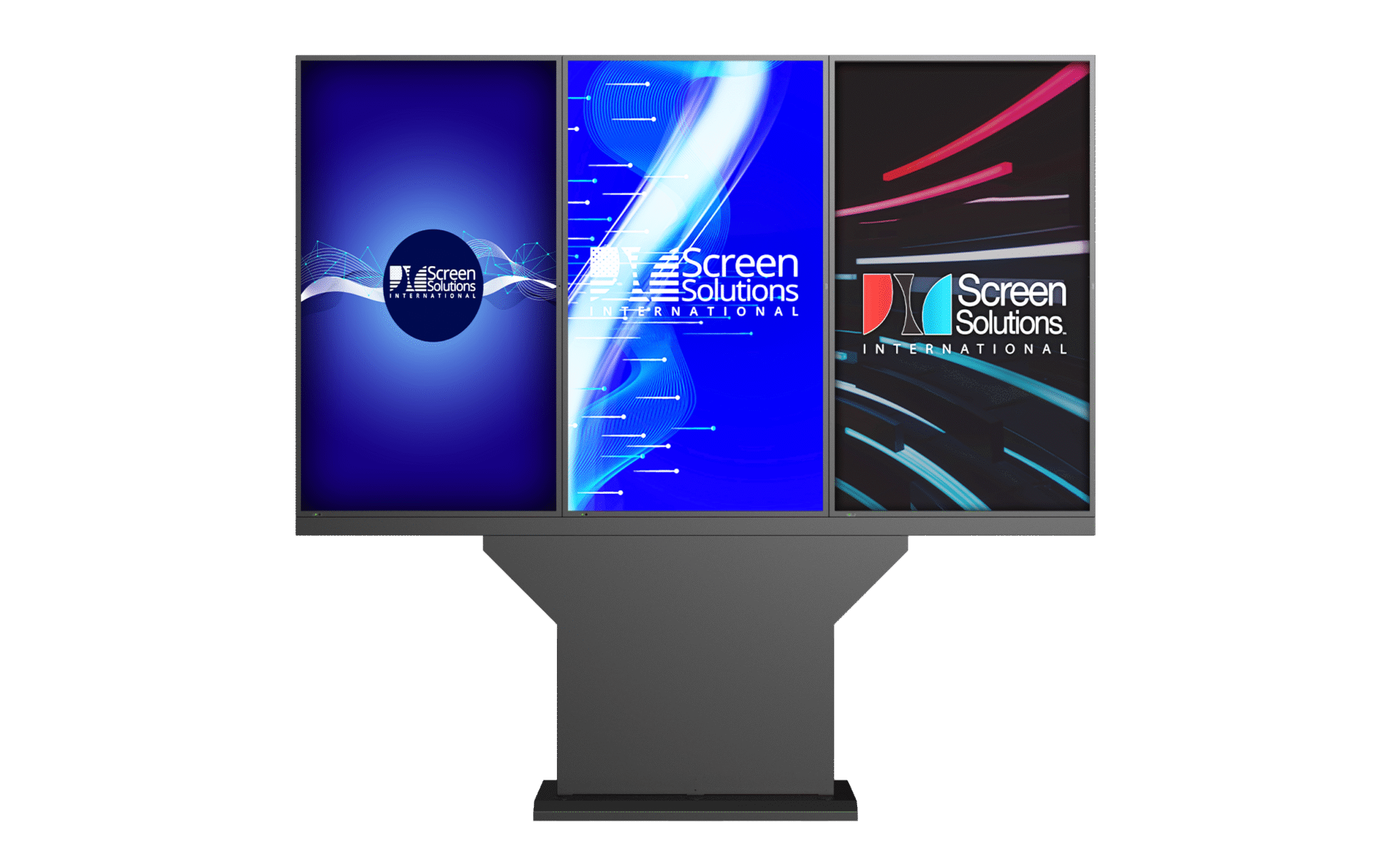 Triple-Screen Outdoor Highbright Display – Floor-Standing - Screen ...
